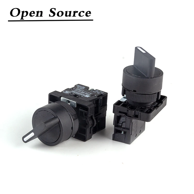 22mm XB2 ED21 XB2 ED33 Self locking/Latching Knob Switch 10A/600V 2 ...