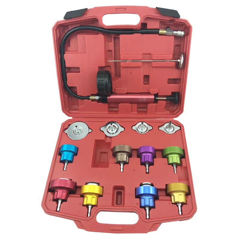 Universal Radiator Pressure Tester Kit 14Pc Cooling System Test ...