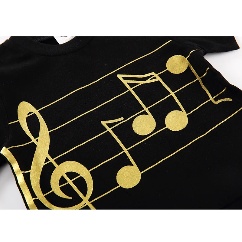 Baby Music Notes Clothing Set - Artistic Pod