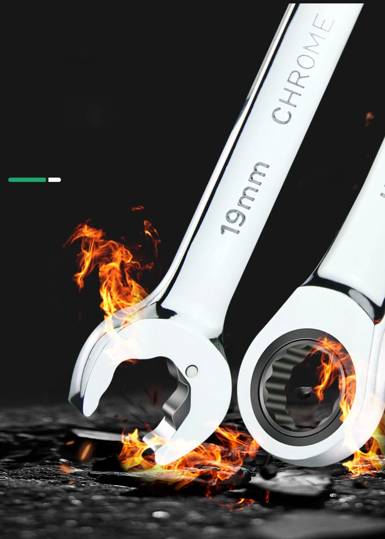 CLE A MOLETTE,15MM LA150615--clé à Double cliquet de 8 à 19MM, ensemble ...