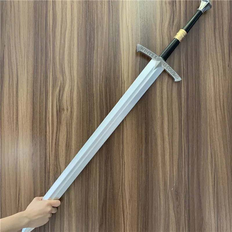 104cm Cold Ice Sword 1:1 Movie Cosplay Sword Prop Role Play Gift Safety ...