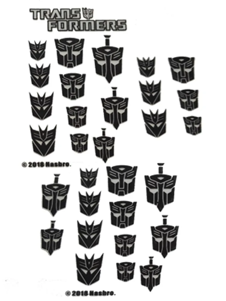Transformers Logo Stencil