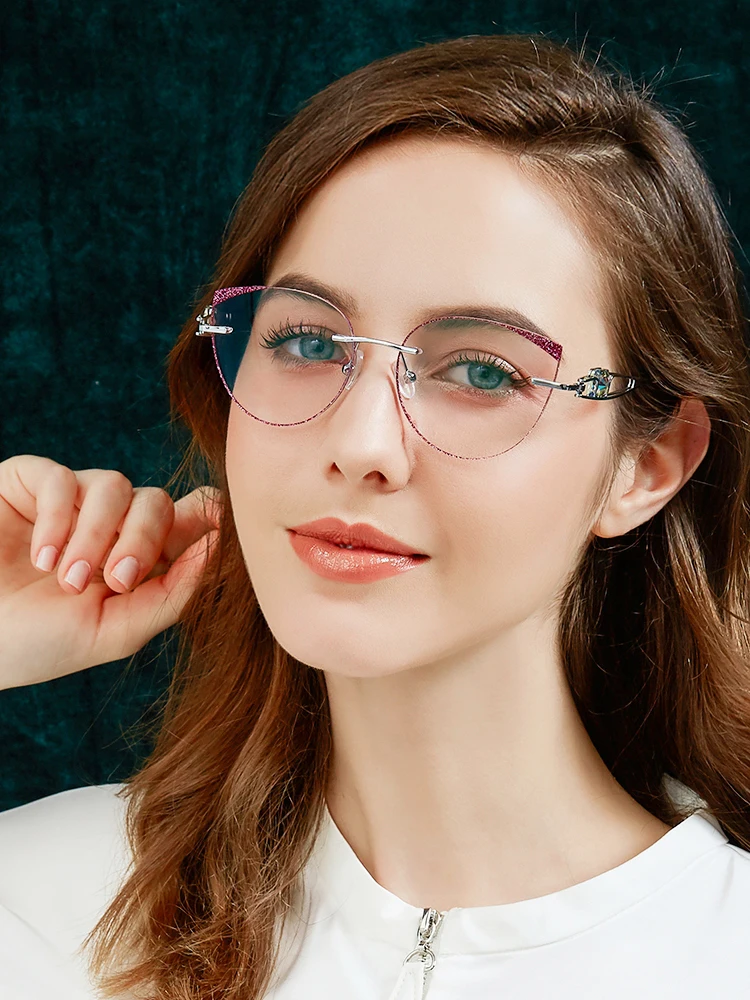Gafas de sol graduadas para mujer, lentes ópticas con montura de ...