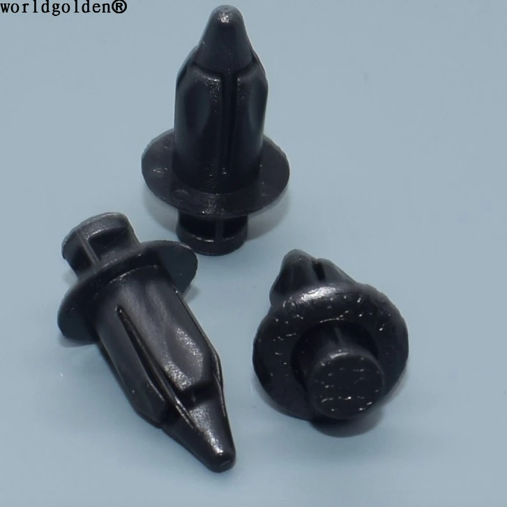 Worldgolden 100pcs 자동 클립 POM 블랙 리테이너 for Toyota #90467 07108 C0 ...