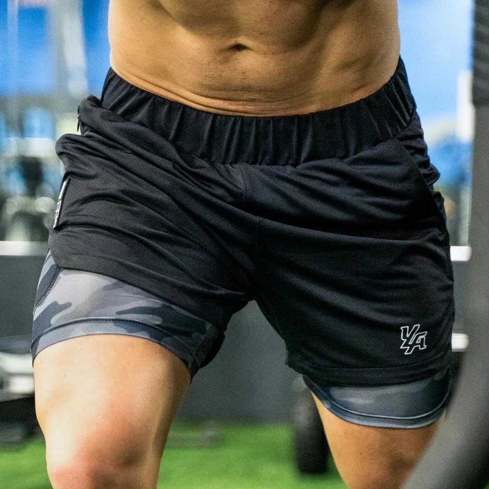 Short-masculino-esportivo-para-corrida-cal-o-esportivo-fitness-com-dois ...