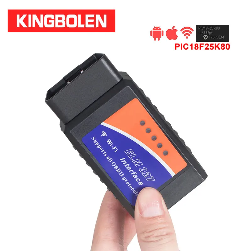 Elm327 V1.5 Obd2 Scanner Pic18f25k80 Chip Wifi Elm 327 Bluetooth Elm327 Car Diagnostic Tool For ...