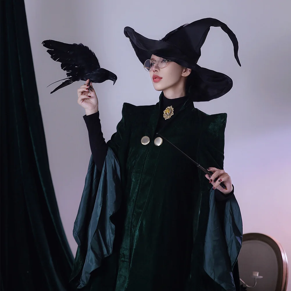 Harry Potter Series Professor Minerva McGonagall Dress Cosplay Costume - AllCosplay.com