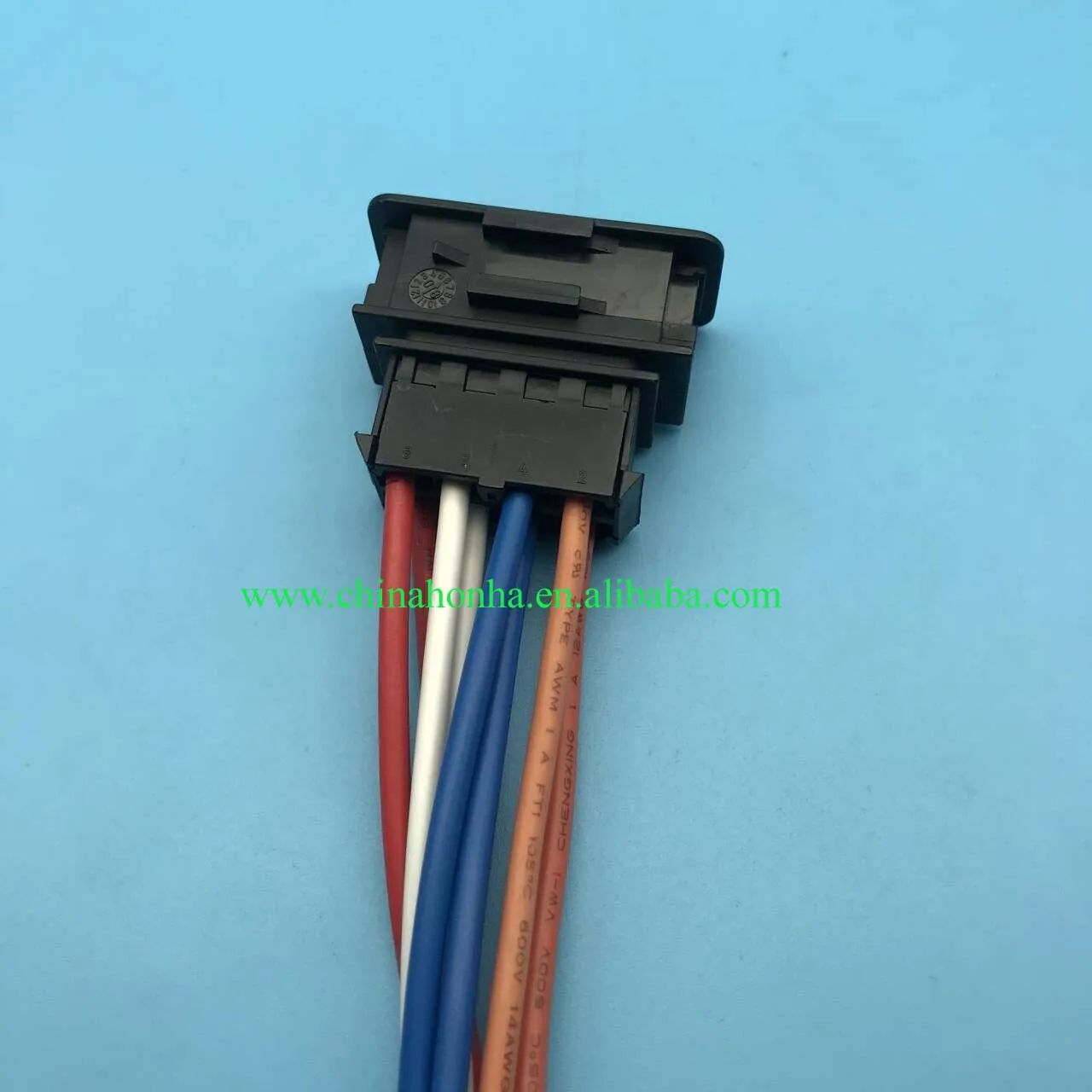 2 pces 8 pin 6.3mm automotivo cablagens sistema conector macho plug com ...