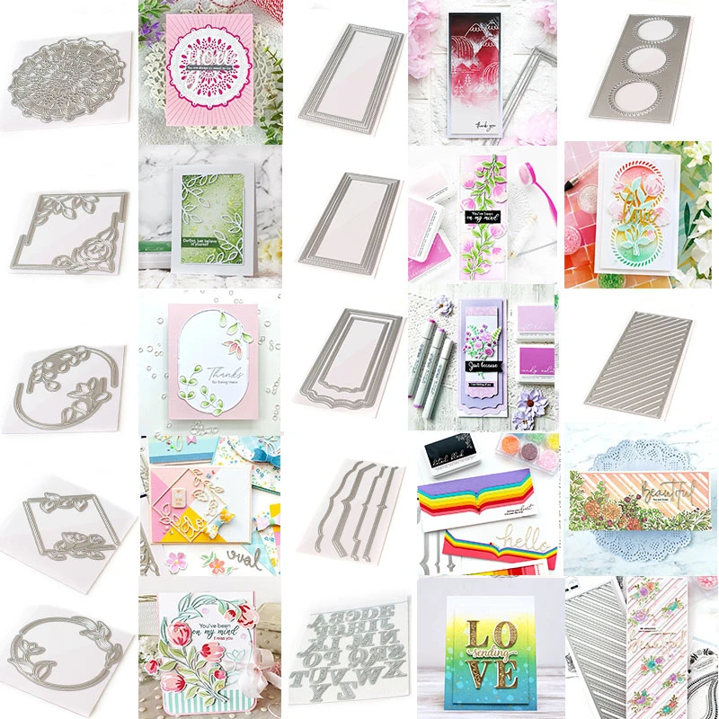 Alphabets Flower Stripes Circles Panels Diagonal Rectangle Frames ...