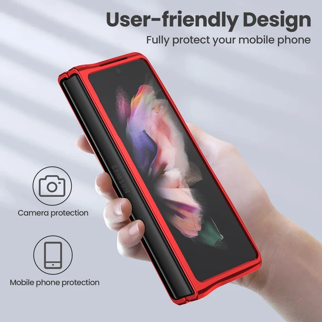 For Galaxy Z Fold 3 Case Heavy Duty Protection Armor Shockproof Hard ...