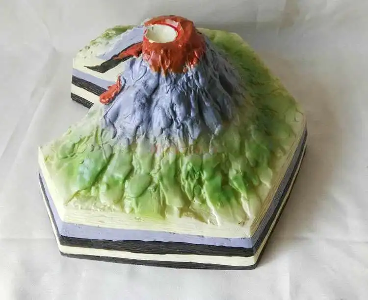 Volcanic-eruption-volcanic-eruption-model-geological-geomorphology ...