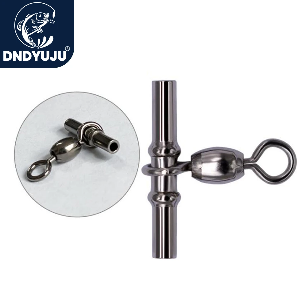 DNDYUJU-10pcs-Swivel-Sleeves-3-way-Fishing-Swivels-Crane-Swivel-Cross ...