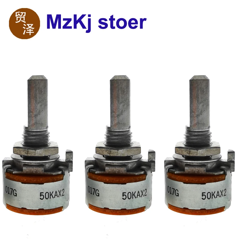 3PCS Japan ALPS RK16 20mm Rotary Potentiometer 50K 50KAX2 Audio Volume ...