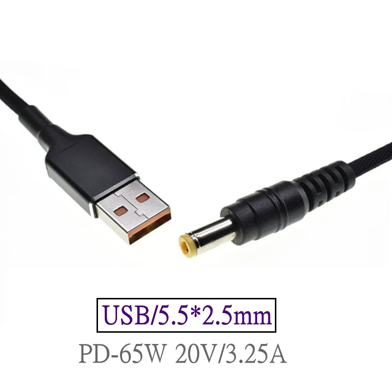 USB-PD-65W-Fast-Charging-Cable-Cord-Dc-Power-Adapter-Converter-5-5-2-5 ...