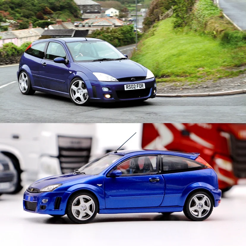 Prémio X 1:43 Ford Focus RS MK1 Alto Desempenho Pequeno Canhão De Aço ...