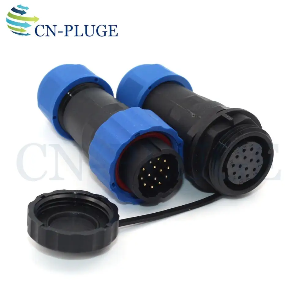 14 pin Connector , SP20 Type Automotive Docking Waterproof Connector ...
