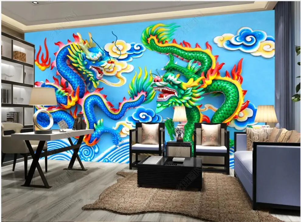 Ancient Chinese Dragon Art Wallpaper