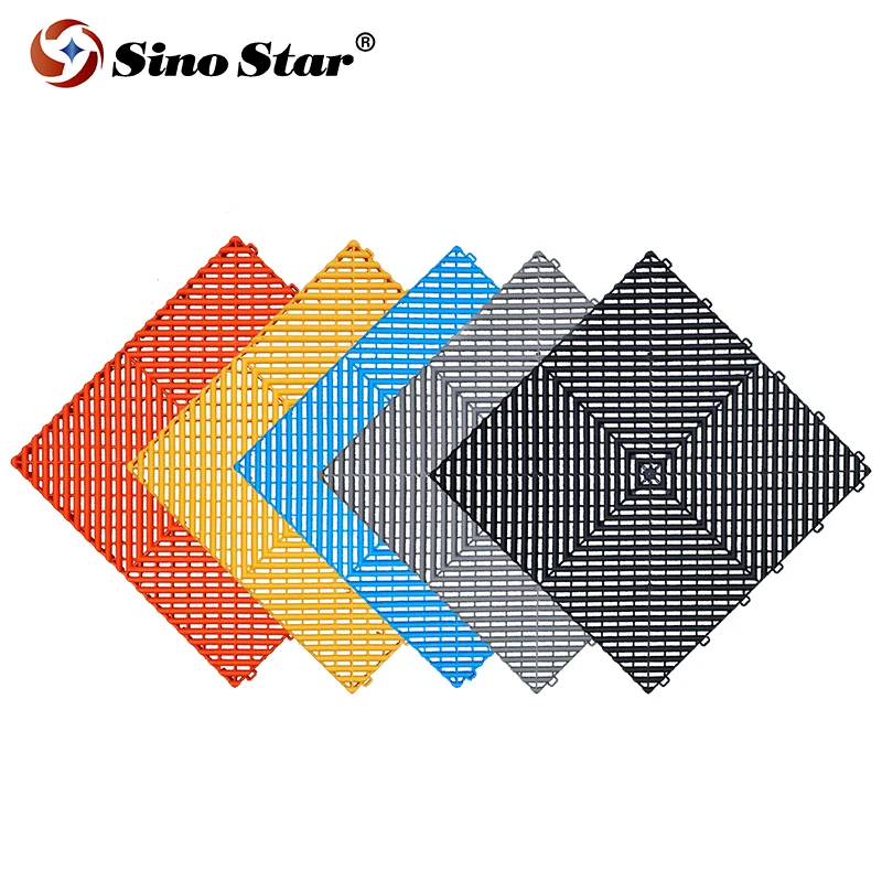 SS-V1-8JDV1-8PMCar-Wash-Room-Plastic-Mosaic-Grid-Board-4s-Shop-Floor ...
