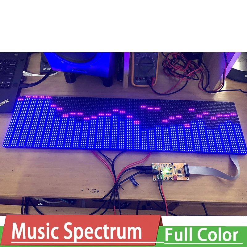 Profession Full Color Music Spectrum Display Screen Audio Ktv Stage Led Rhythm Light Level ...