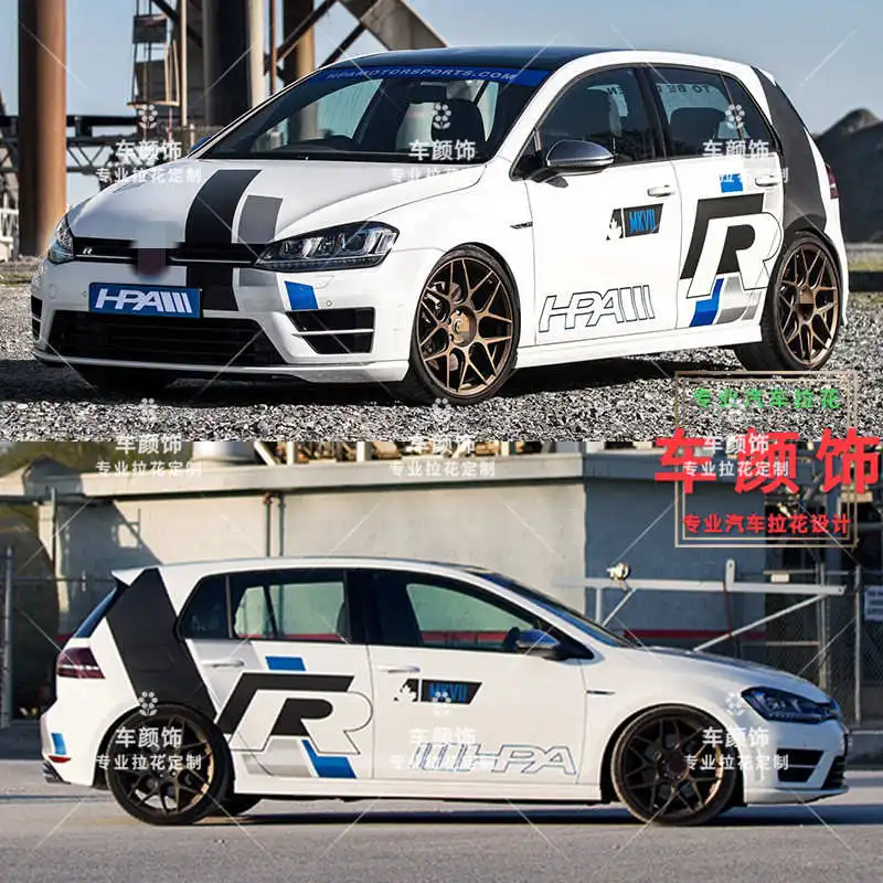 2 Big Volkswagen MK7 Decals Car Parts & Accessories Electronics ...