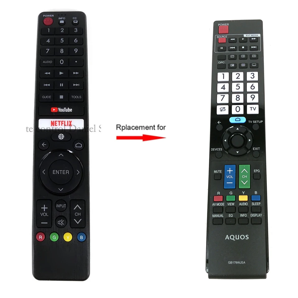 TV, Video & Home Audio Remote Controls For Sharp Original SHARP AQUOS ...