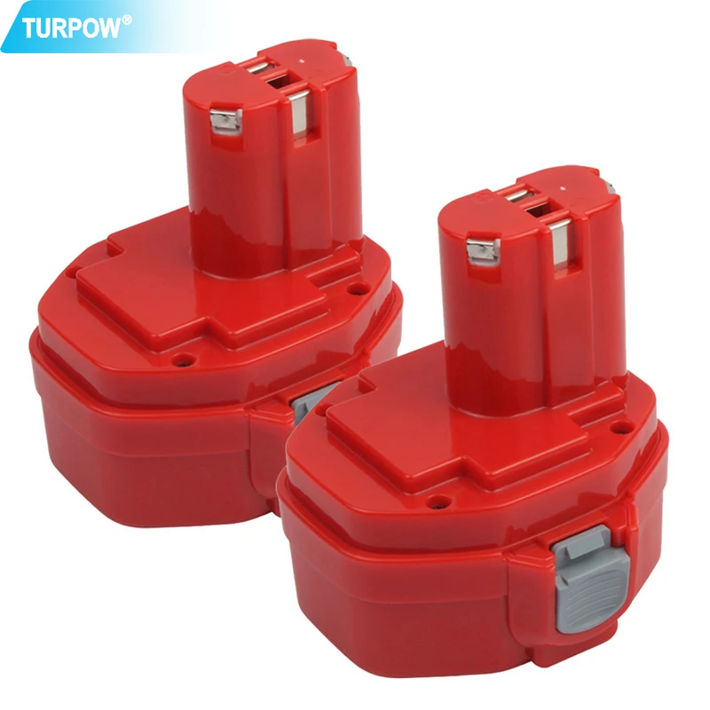 Turpow PA14 1420 Recarga Da Bateria NI MH 14.4V 3500mAh Para Makita Para PA14 1420 1422 1433 ...