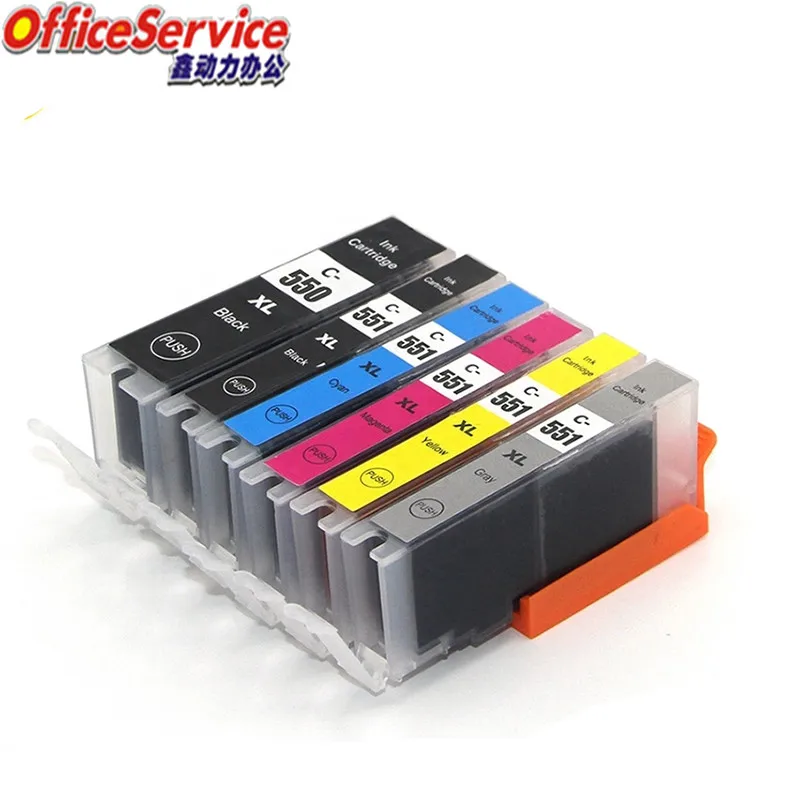 PGI 550 CLI 551 PGI550XL CLI551 Compatibele Inkt Cartridge Voor Canon ...