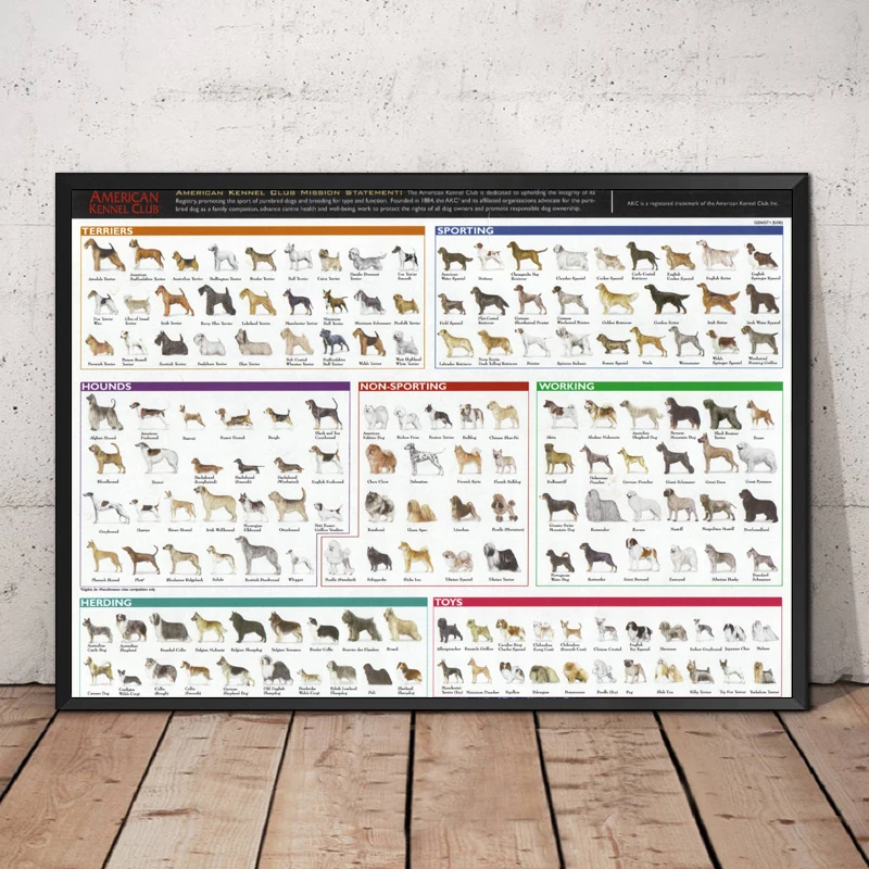 Guide To Purebred Dogs Poster