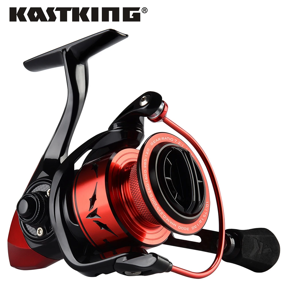 Carrete de pesca para lubinas KastKing Speed Demon 7,2: 1, Ratio de engranaje, cuerpo de Metal ...