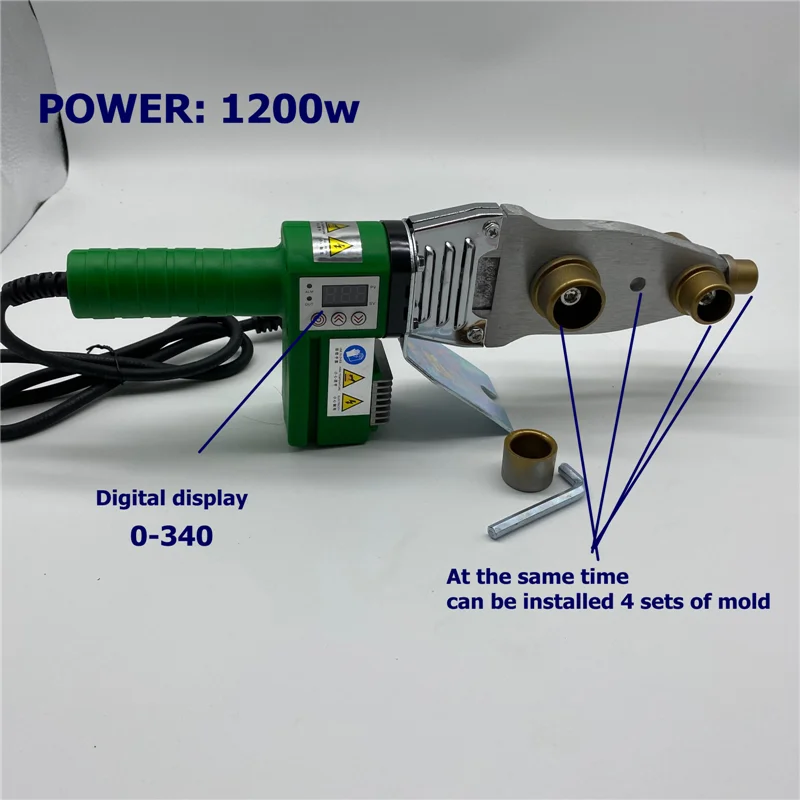 free shipping digital temperature display controled PPR welding machine ...