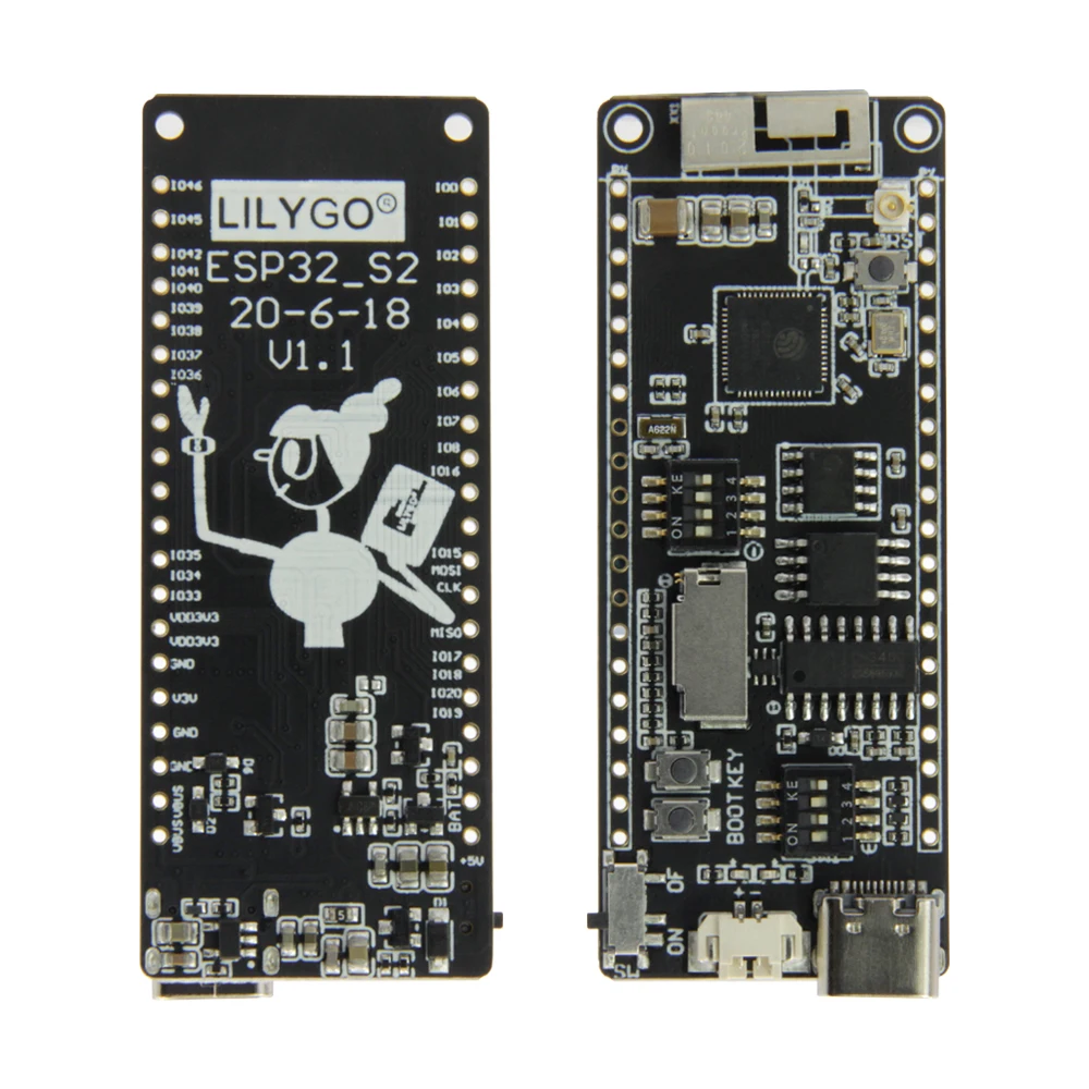 LILYGO®Плата для разработки модуля TTGO T7 V1.5 Mini32 ESP32-WROVER-B PSRAM Wi-Fi Bluetooth ...