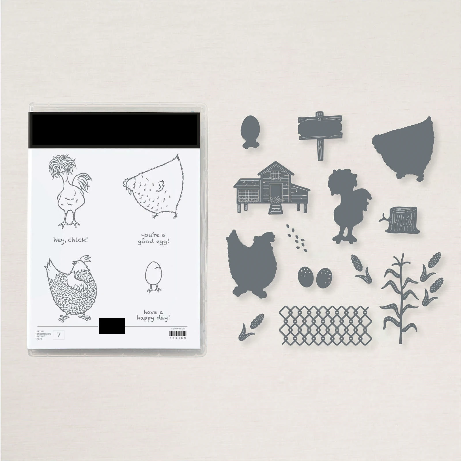Chicken Metal Cutting Dies And Stamps Stencils For Diy Scrapbooking ...