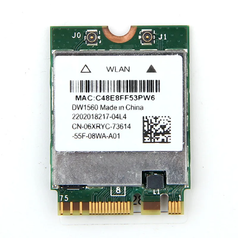 BCM94352Z DW1560 06XRYC 802.11ac NGFF M2 867Mbps BCM94352 BT4.0 WiFi ...