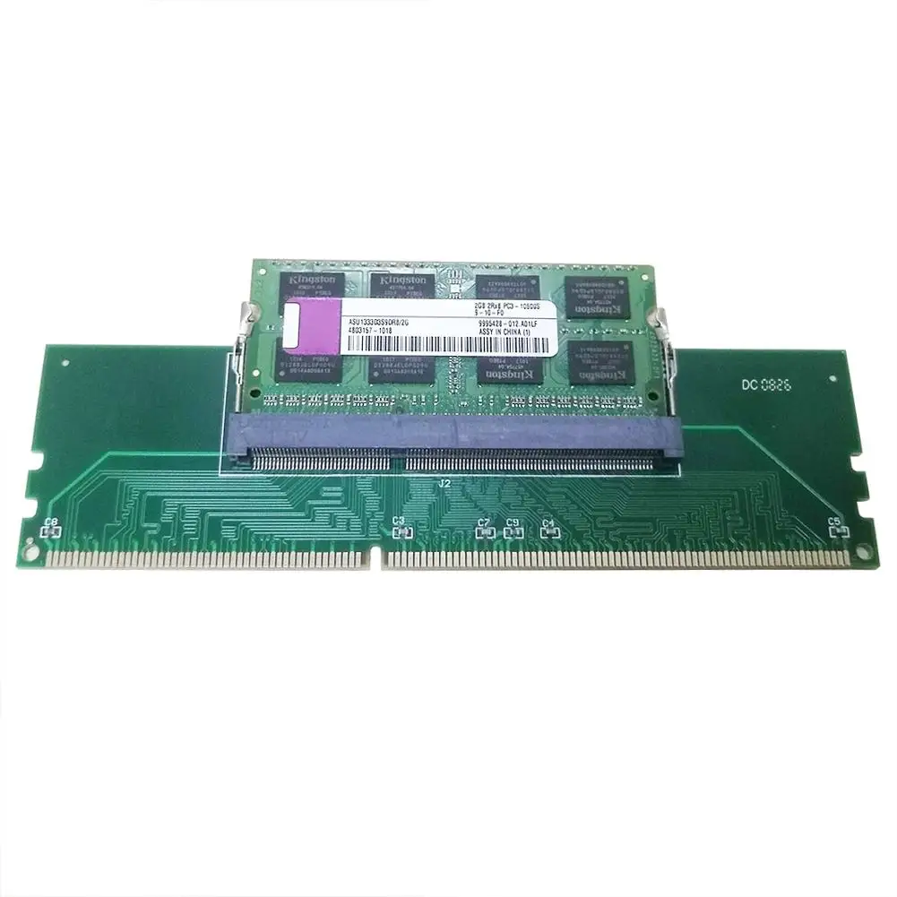 Laptop 200 Pin SO-DIMM to Desktop 240 Pin DIMM DDR3 Adapter Card Professional Notebook Memory ...