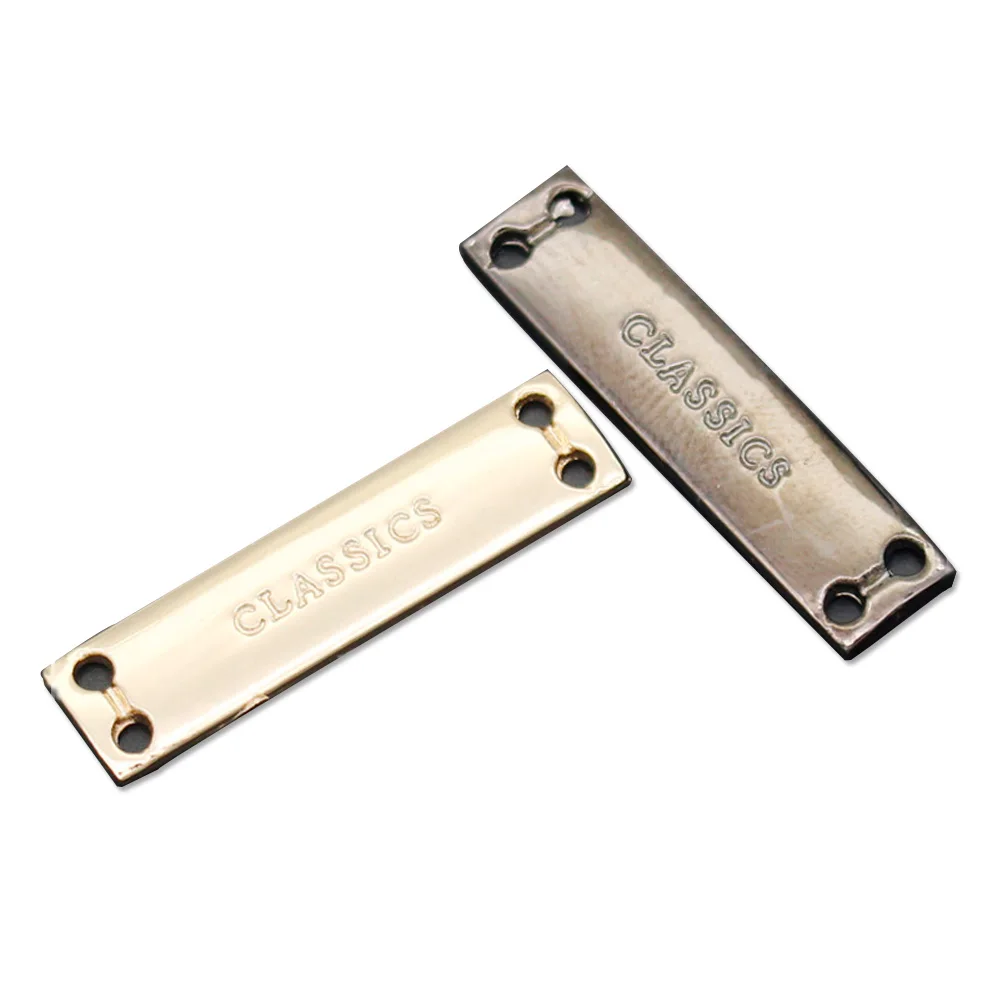 10pcs/lot Classics Handmade Metal Labels For Clothing Hand Made Clothes ...