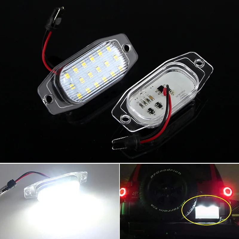 2pcs-Canbus-Led-License-Number-Plate-Light-Lamp-For-Lexus-LX450-1996 ...