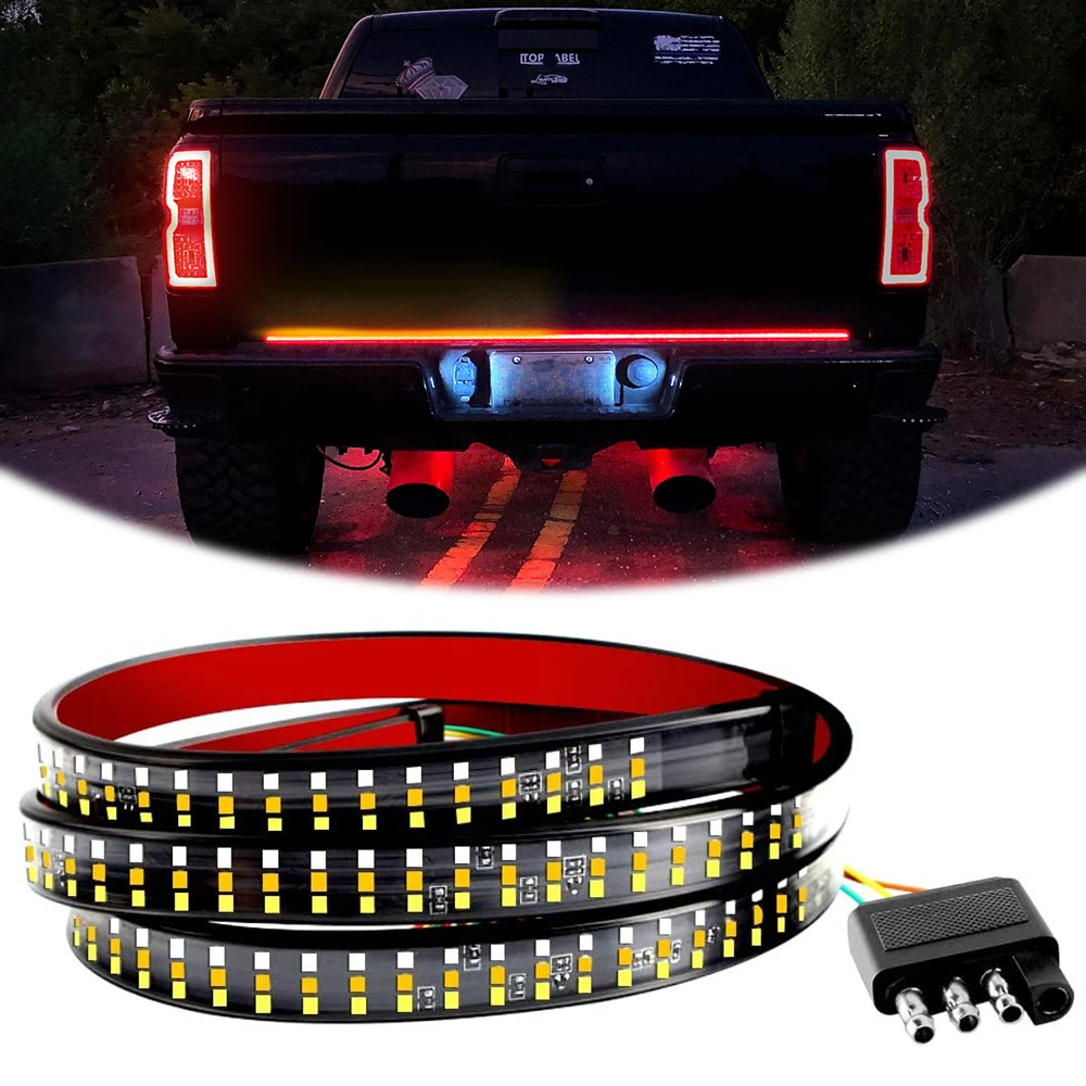 Truck Tailgate Light Bar 60 Inch LED Strip for Pickup Trailer SUV Full ...
