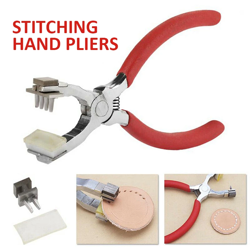 4Mm Stille Leer Perforator Kit Rubber Pad Tanden Onderdelen Stiksels ...