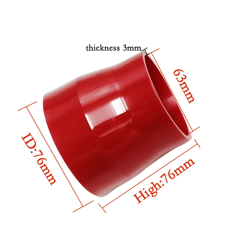 Universal-Car-Cold-Air-Intake-Rubber-Tube-Hose-Tube-ID-63mm-76mm-Red ...