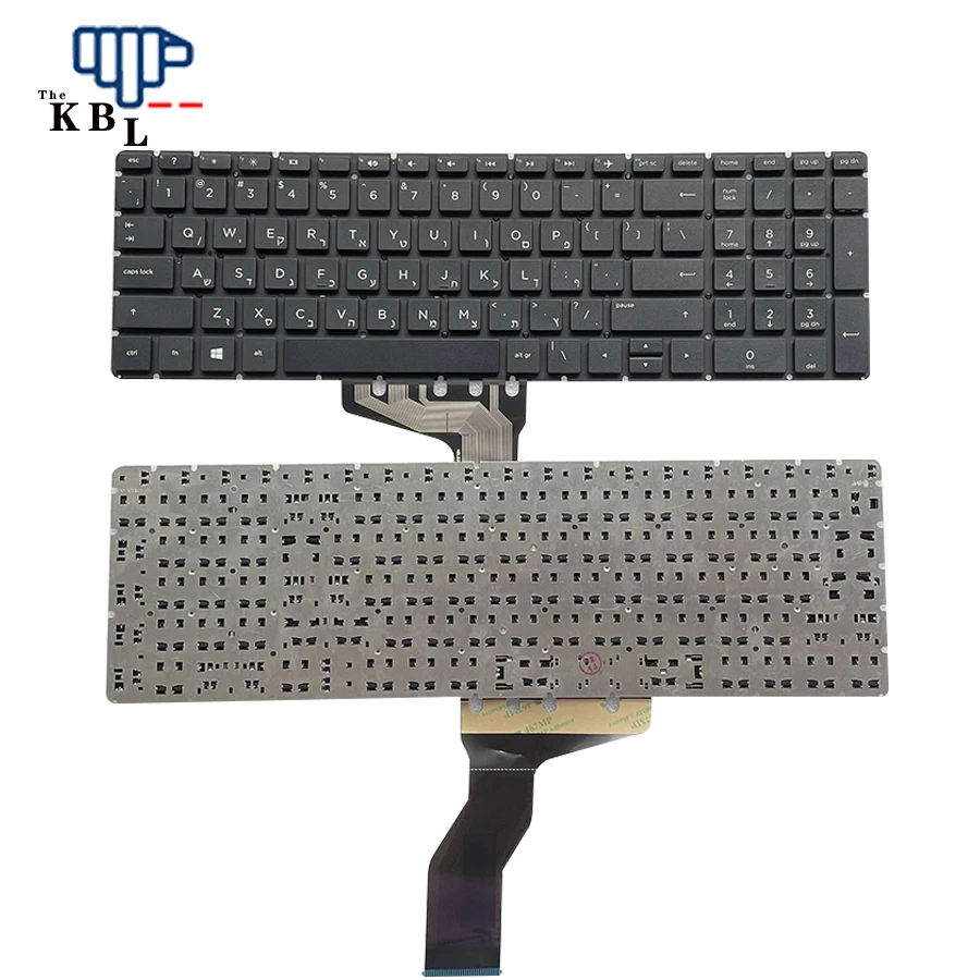 Original-New-Hebrew-Language-For-HP-Pavilion-15-BS-15-BW-15-CC-Black ...