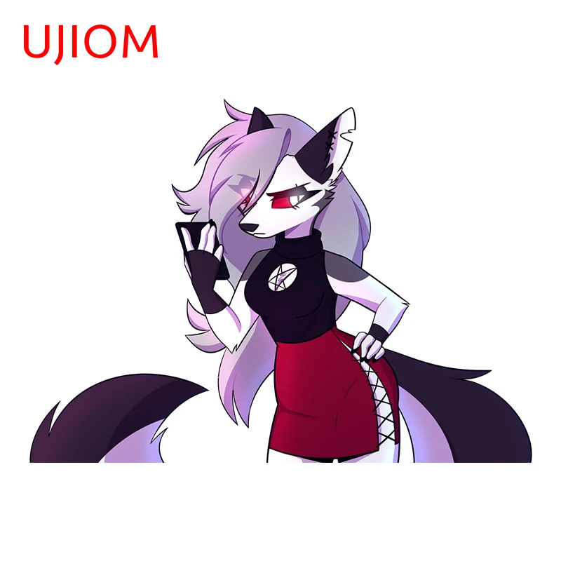 Loona Helluva Boss Stickers Loona Hell Boss Friends Loona Bathroom ...