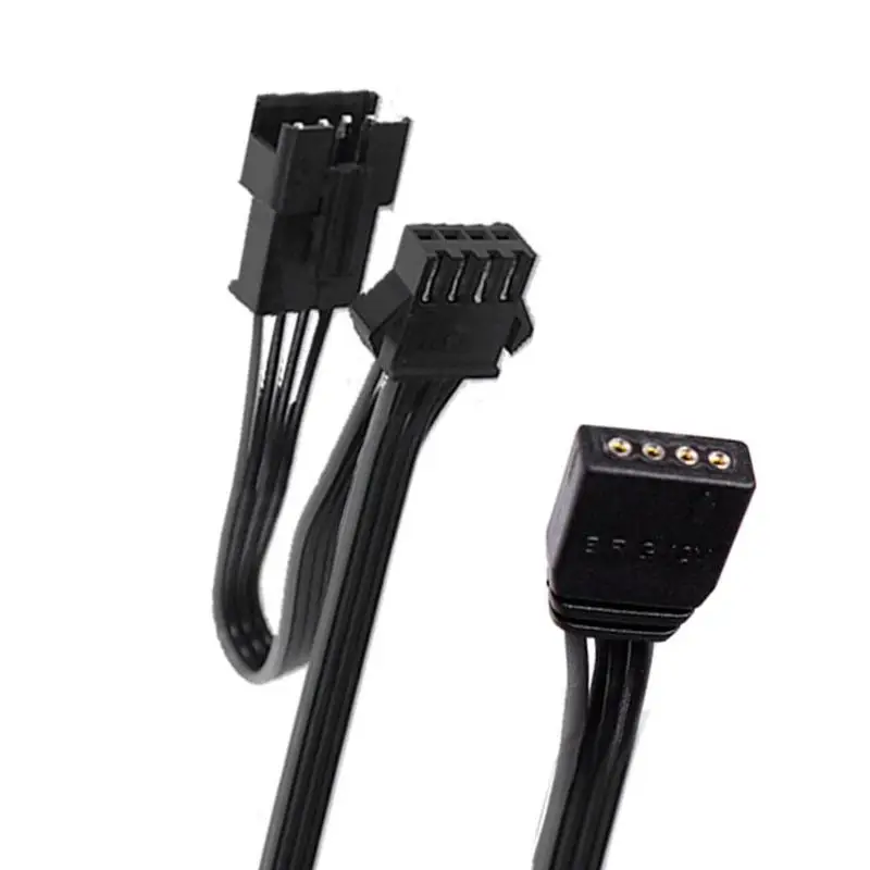 12 V 4 Pin RGB Connector Cable 60cm PC Case Fan LED Strip Extension ...