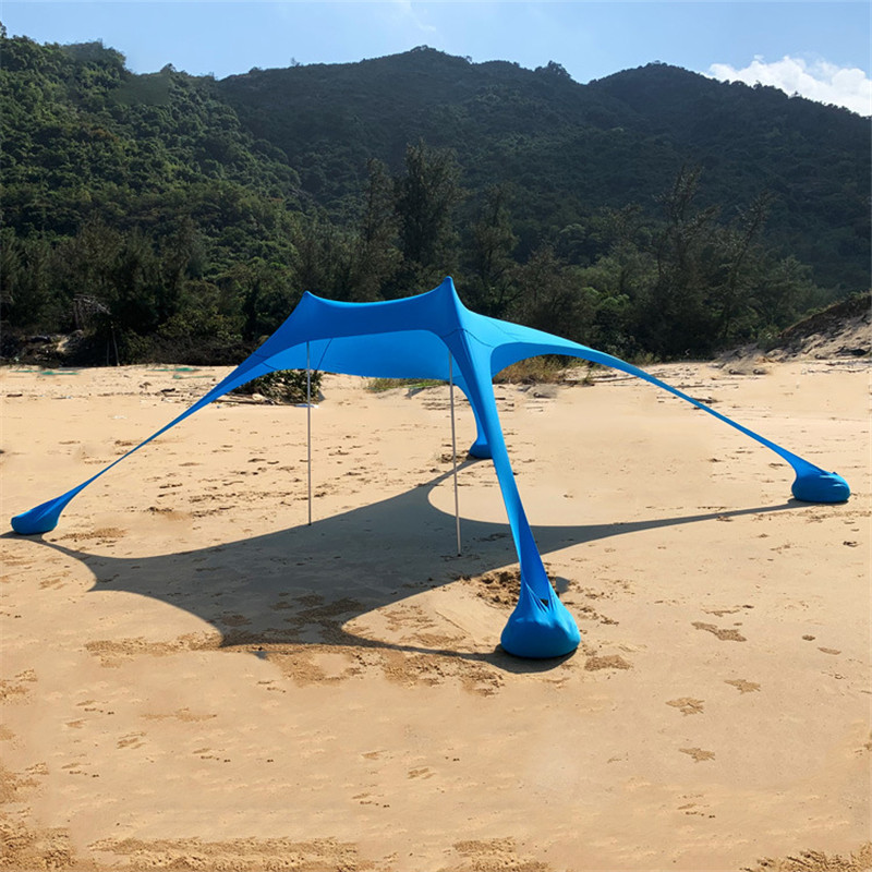 Portable Camping Pergola Outdoor Windproof Beach Tent Sunshade and ...