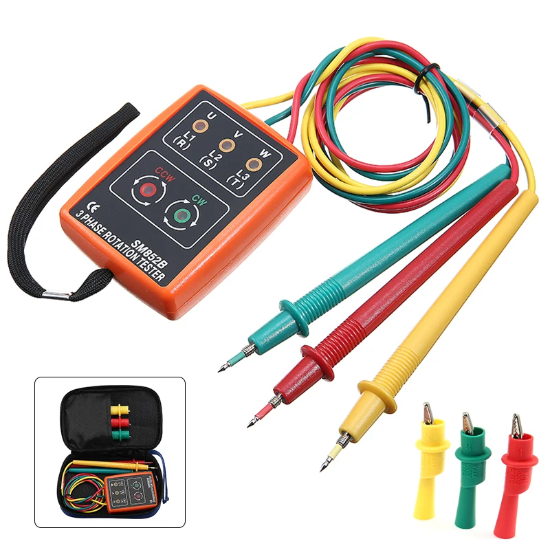 Generic 3 Phase Rotation Tester Multimeter Presence Rotation Tester ...
