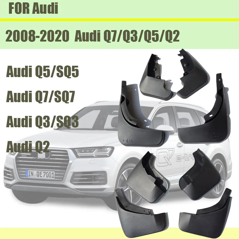 For Audi Q3 Q5 Q7 Q2 Mudguards Audi Q3 Q5 Sline mud flaps Q7 Sport Car ...