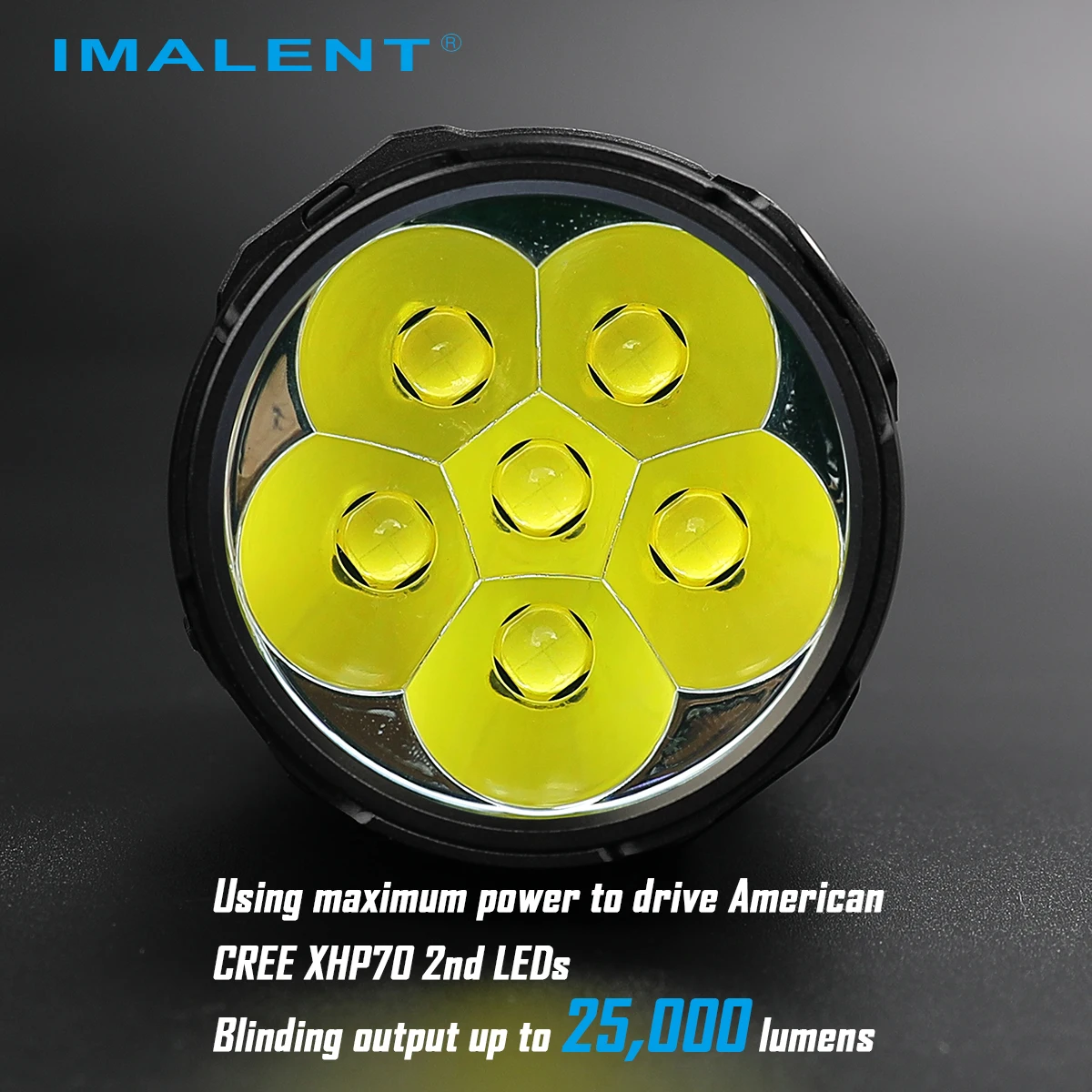 구조, 검색, 하이킹, 캠핑, 사이클링을 위한 IMALENT MS06 + MS03 LED 손전등 충전식 25000LM CREE ...