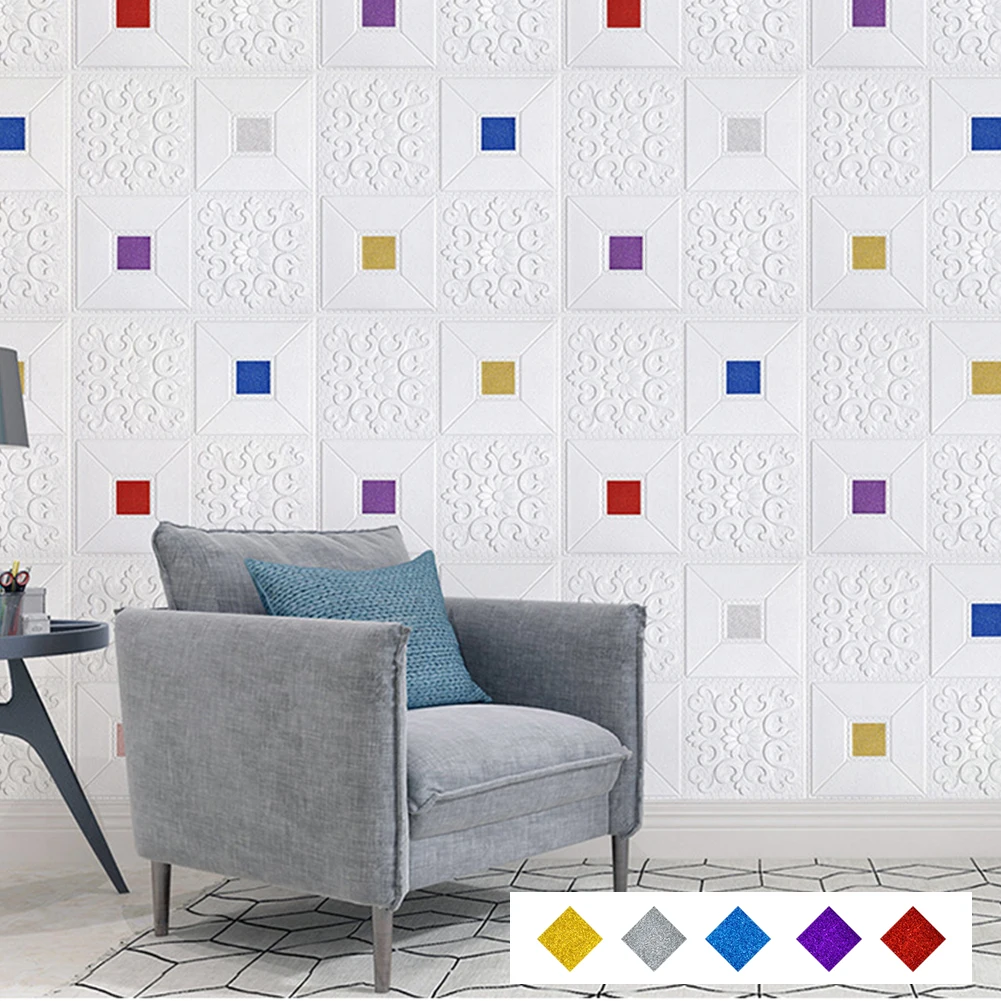 3d Wall Stickers Ceiling Sticker Roof Decoration Wallpaper Stereo ...