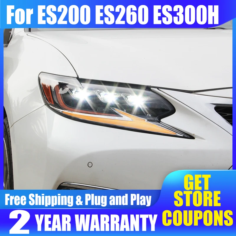 Head-Lamps-For-Lexus-ES-Es200-Es350-Es260-Es300h-2013-2017-Headlights ...