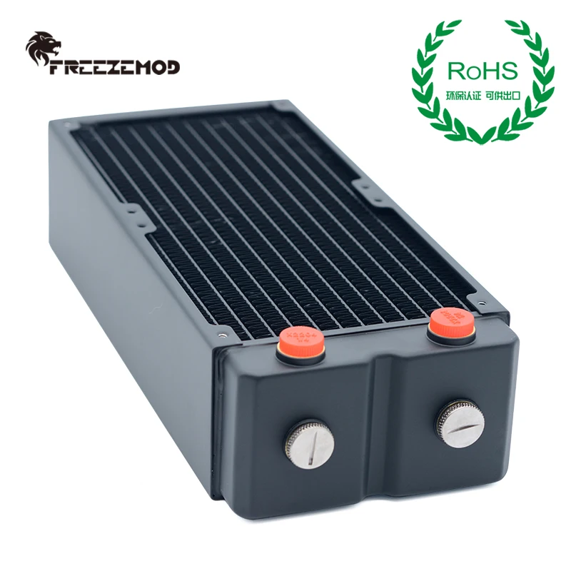 FREEZEMOD computer pc water cooler copper radiator 3 layers 65MM thick ...