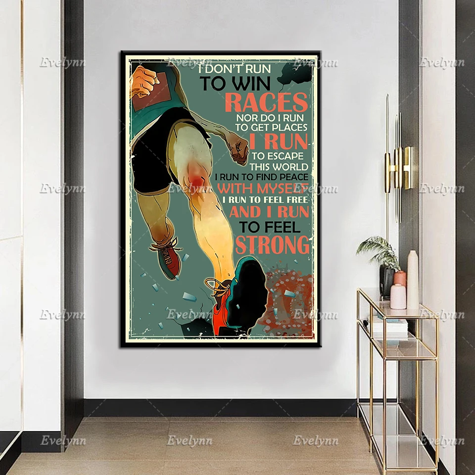 Running Quote Painting